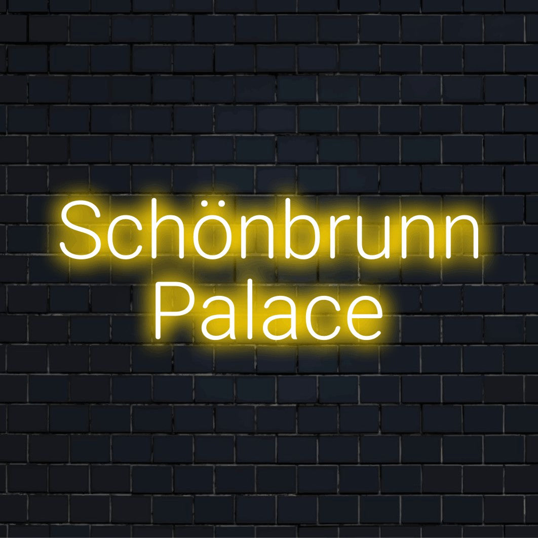 Schonbrunn Palace Neon Sign | Custom Neon – The Art Neon